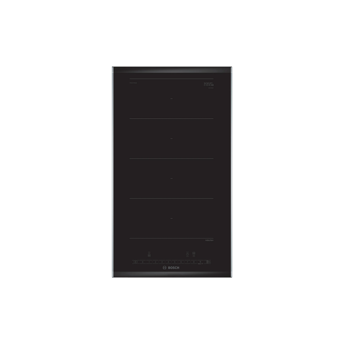 Bosch PXX375FB1E Series 6 Flex induction cooktop 30 cm, Black – JAHACO